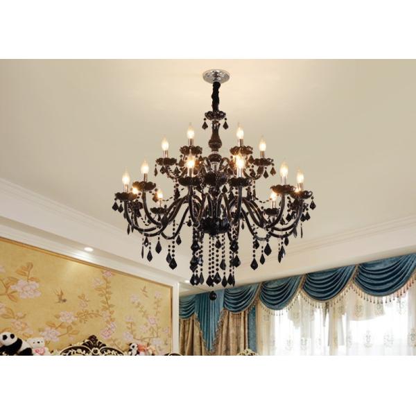 Quality 260V Black Candle Chandelier for sale