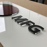 Quality Acrylic Letters Clear 3d Sign Crystal Acrylic Signage for sale