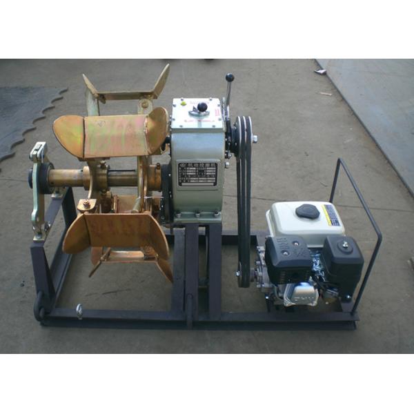 Quality High Efficiency 30KN Cable Winch Puller / Wire Winch With Gasoline Engine for sale