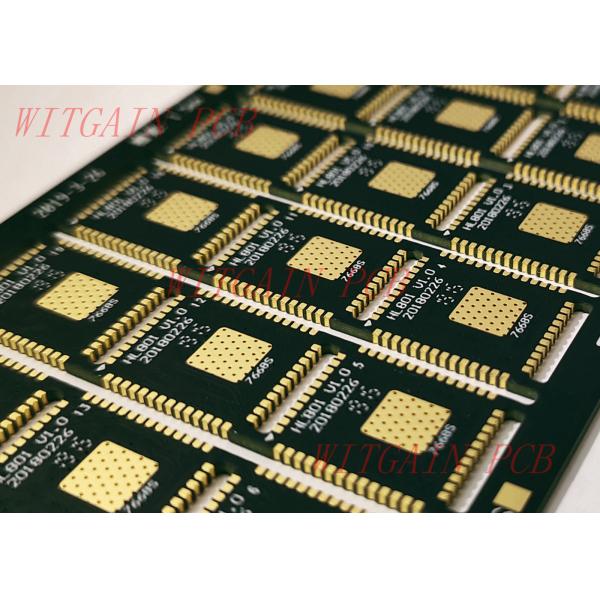 Quality Four Mil Pcb Printed Circuit Board Finished Thickness 1.0MM Half Hole for sale