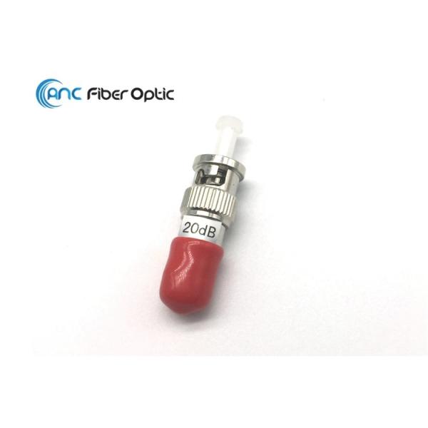 Quality Male Female ST Fixed Optical Attenuator Single Mode 2dB 5dB 10dB 20dB Plug Type for sale