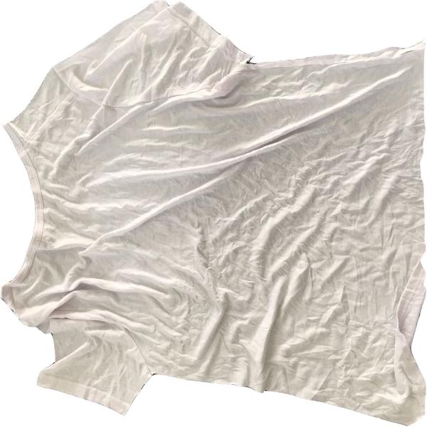 Quality 55*60cm No Metal Cotton White T Shirt Rags IMPA for sale