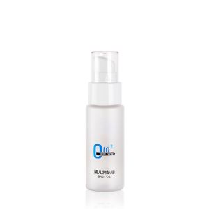 Quality Cylindrical 50ML Portable Travel Size PET Lotion Bottle with Pump and Over Cap for sale