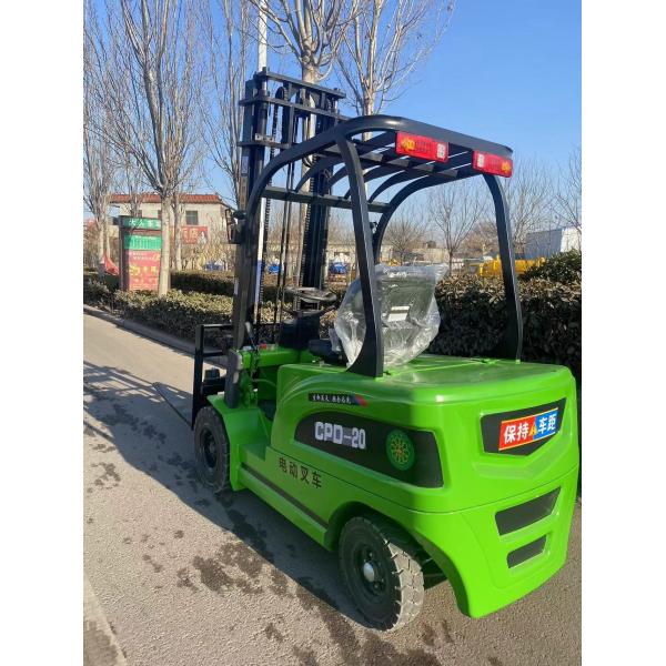 Quality AC Controller Electric Forklift 2 Ton Load Capacity 3m-6m Lifting Height And Solid Tires for sale