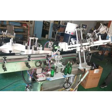 Quality YM525 Beer Vinegar Round Bottle Front Back Labeler Machine For Popcorn Jar for sale