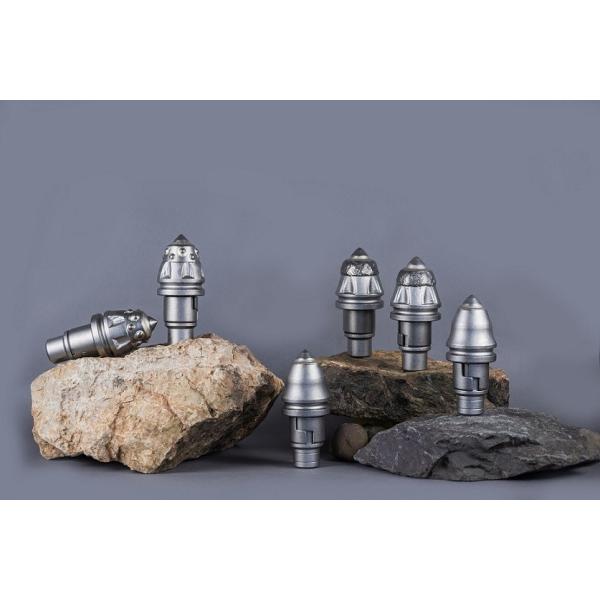 Quality Round Shank Chisel Bit with Carbide Auger Teeth / Rock bullet tooth for sale