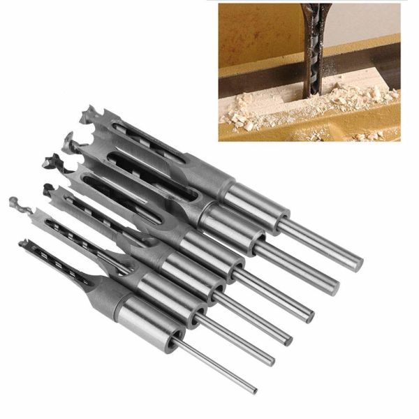 Quality HSS Steel Square Hole Wood Drill Bit Set HRC48-50 for sale