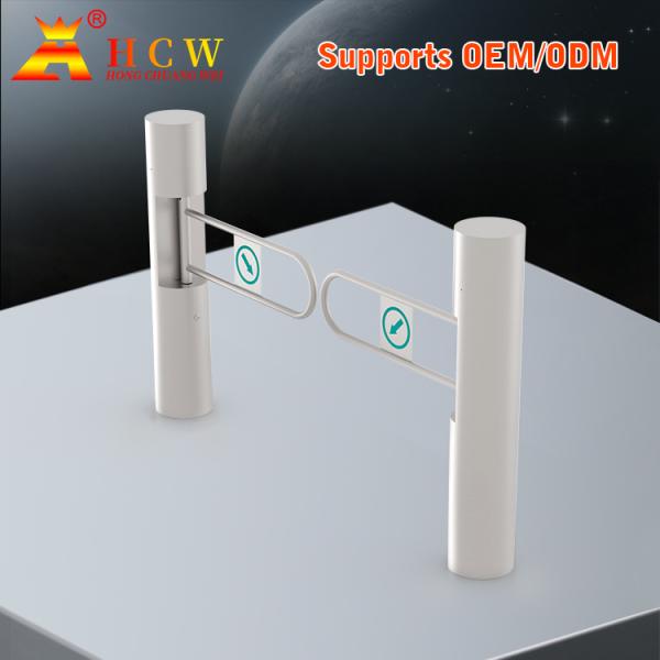 Quality HCW AC220V Swing Barrier Gate Bridge Type Single / Two Way Pedestrian Swing for sale