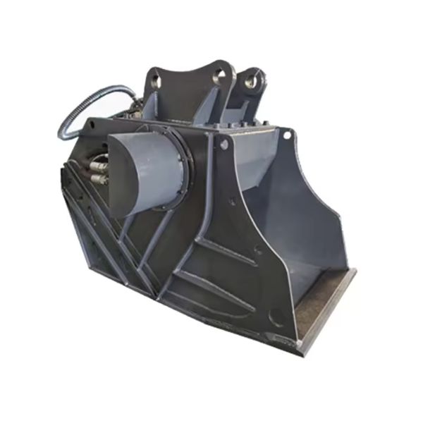 Quality Excavator Attachments Heavy Duty Rock Stone Crusher Bucket For 12-22 Ton Excavator for sale
