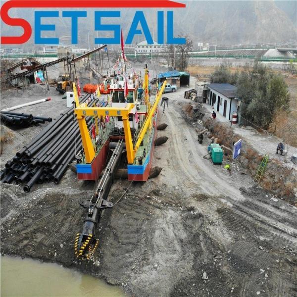 Quality Set Sail Hydraulic Canal Ports Dredging Machine Lakes Dams Cutter Suction for sale