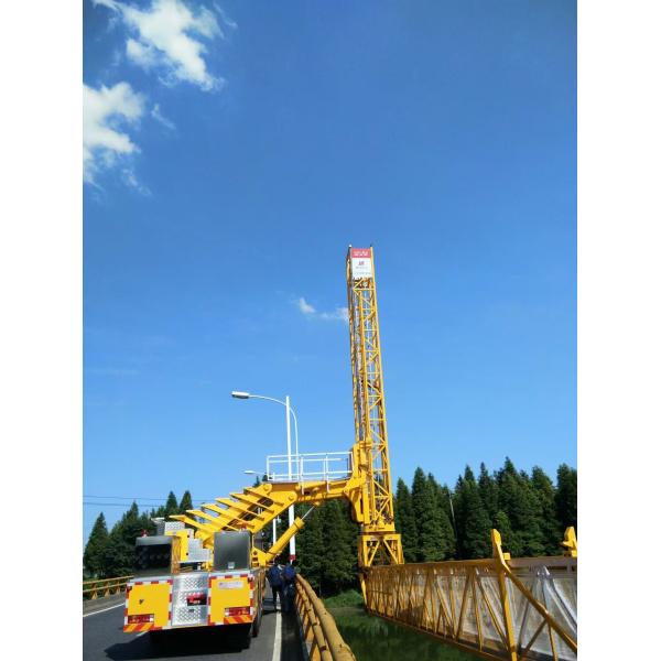 Quality 22m Platform Bridge Inspection Vehicle With Volvo Chassis Maximum Flexibility for sale