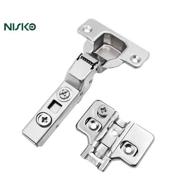 Quality A04BD 3D Clip On Cabinet Door Hinge Soft Closing 110 Degrees for sale