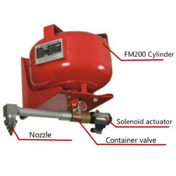 Quality HFC 227ea Fire Extinguishing System, Suspension, Manual/Electrical Start for sale