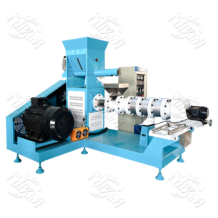 Quality Continuous & Automatic Fish Feed Extruder Machine with 70-110 mm Screw Diameter for sale