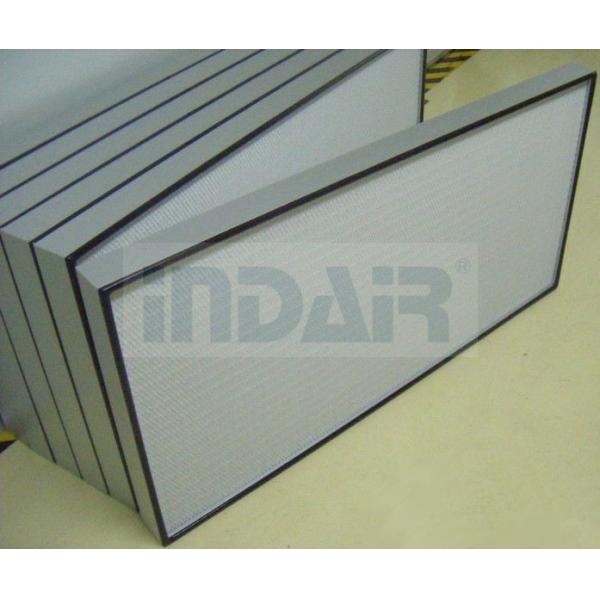 Quality Mini Pleated Clean Room HEPA Filters , PTFE HEPA Filter 0.3 Micron With CE UL FM for sale