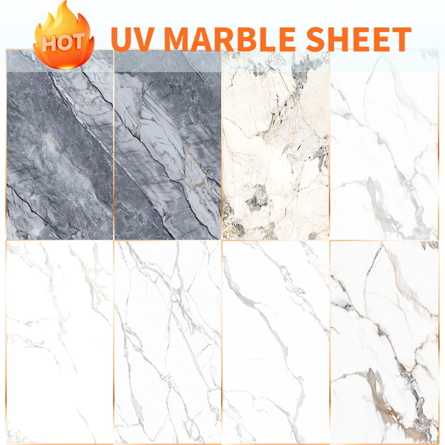 Quality Non Toxic PVC Marble Pattern Sheet Safe for Residential and Commercial Providing Environmentally Friendly Wall Coverings for sale