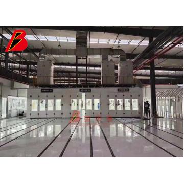 Quality Industrial Car Repair Multi Station Metal Sheet Painting Line for sale