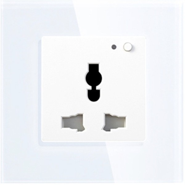 Quality 13A Tuya Timer Wall Socket 3500W Voice Activated Power Outlet for sale