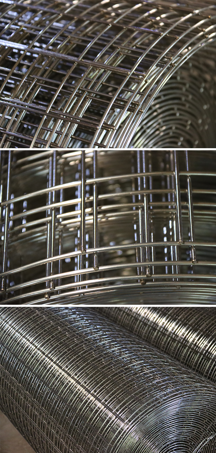 Welded wire mesh used in fencing application