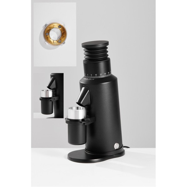 Quality 1400RPM Home Use Coffee Grinder Flat 64mm Burr Black White Color for sale