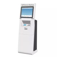 Quality Card Issuing Note Recycler Receipt Printer Self Service Kiosk Machine for sale