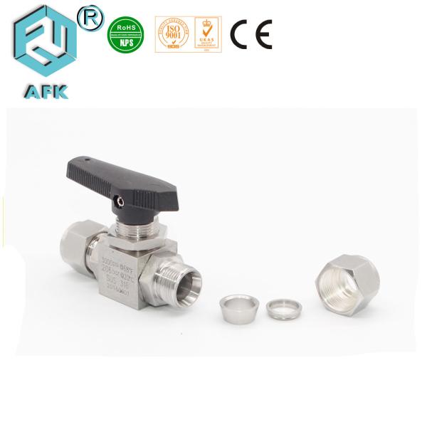 Quality Stainless steel 1000psi 3000psi 6000psi SS High Pressure Ball Valve for sale
