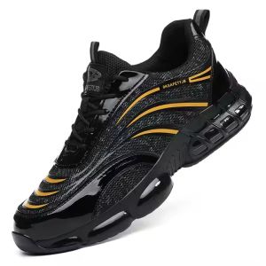 Quality Superfine Steel Wire Fabric Work Shoes with Kevlar Anti-stab Midsole and Custom for sale