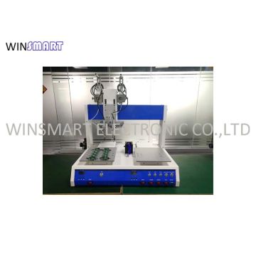 Quality 50Hz 60Hz Robotic Soldering Machine , Desktop Soldering Robot Dual Head for sale