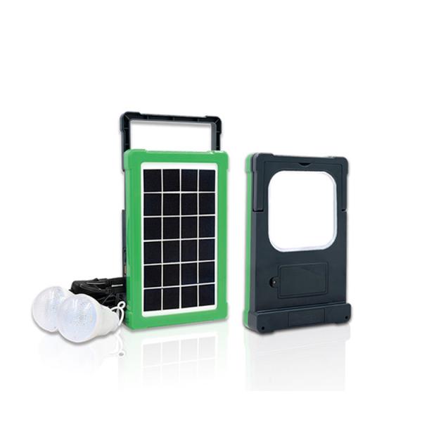 Quality Flashlight Portable Solar Powered Generator Kit Panel For Home Emergency Backup for sale