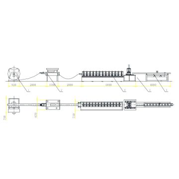 Quality Duct Hanging Slotted C Channel Making Machine C Channel Roll Forming Machine for sale