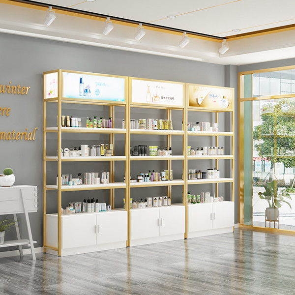 Quality High Metal And Wood Shelving Unit For Skin Care, Product  Adjustable Display Shelves,storage and shelving units for sale