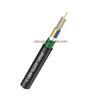 Quality GYFTS Outdoor Multimode Fiber Optic Cable FRP Strength Member Steel Armored for sale