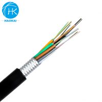 Quality Waterproof GYTA Outdoor Fiber Cable With Single Steel Wire Center Reinforcement for sale
