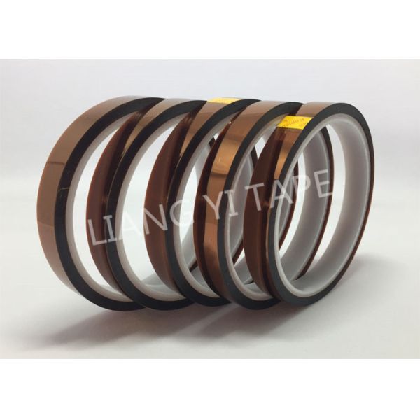 Quality Amber High Temperature Heat Resistant Tape For Stabilize Optoelectronic Components for sale