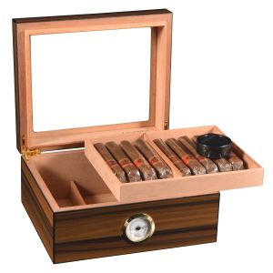 Quality Humidity Controlled Cigar Packaging Box Rigid Wood / Paperboard Customizable for sale
