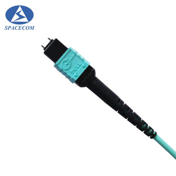 Quality MPT/MPO Fiber Optics Cables 5M OM3 Multi Mode Ultra Low Insertion Loss for sale