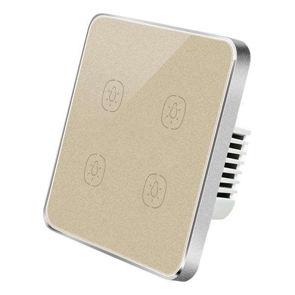 Quality ABS Glass Touch Dimmer Tuya Smart Switch Smart Life APP Control for sale