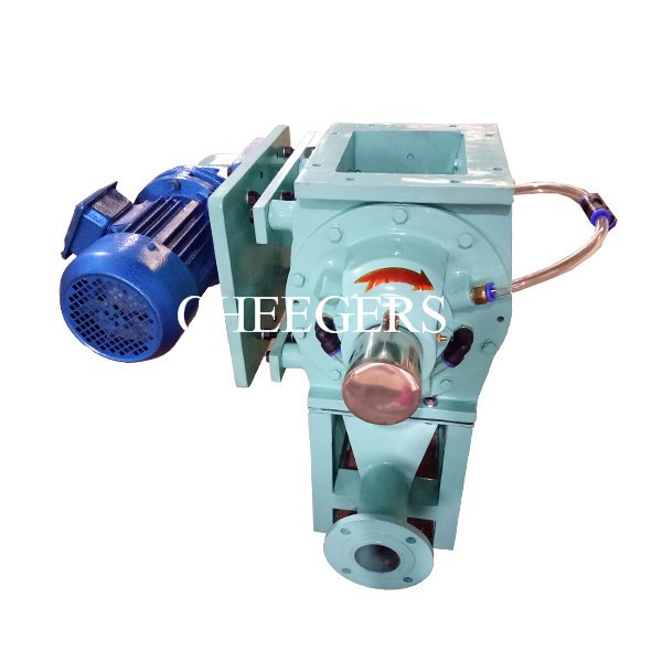 Quality CE Drop Through Rotary Valve 0.35KW Cassava Processing for sale