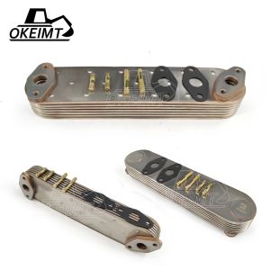 Quality OKEIMT 600-651-1550 6D95-7P Komatsu Engine Oil Cooler Core for Komatsu PC200-6 for sale