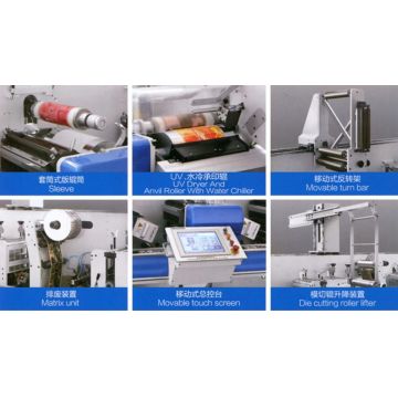 Quality Automatic Digital Flexo Printing Machine For PVC BOPP CPP Paper 4 6 Colour for sale