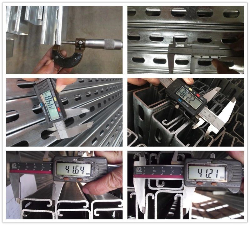 P1000 Unistrut Rifi Slotted C Channel Factory Direct Galvanized Steel Strut Channel