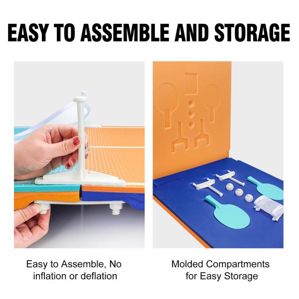 Quality Color EVA Soft Surface Float Pingpong Table for Water Play Games Net Weight kg 3 for sale