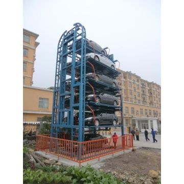 Quality 5 Floor Vertical Rotary Parking System 1800kg Automated Multilevel for sale