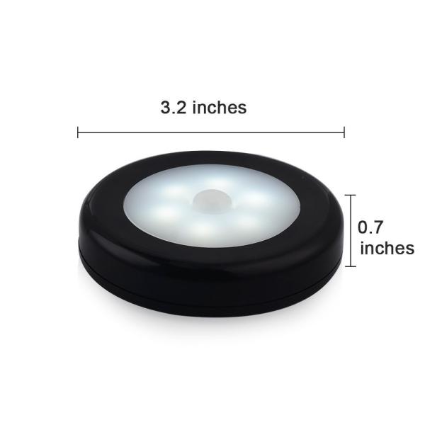 Quality Cordless 3m Distance 3.15inch Battery Operated Motion Sensor Light for sale