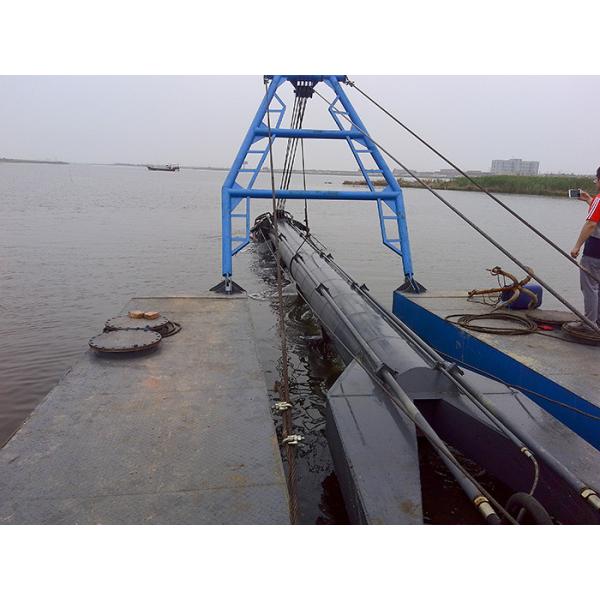 Quality Diesel 150cbm/H Blue Color Cutter Head Dredge / 16kw River Dredging Machine for sale