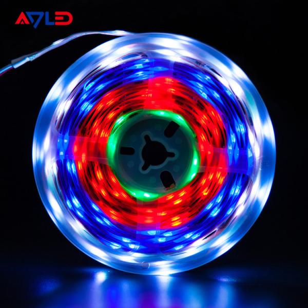 Quality Individually Addressable RGB Waterproof LED Strip Light DC12V 24V for sale
