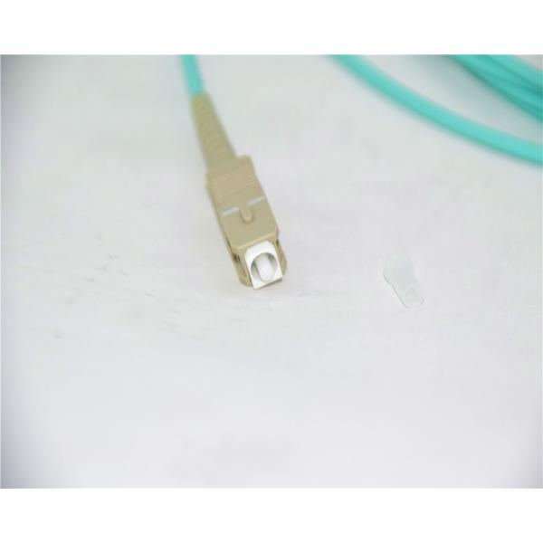 Quality OM3 Multimode Fiber Optic Patch Cable LSZH 3.0mm Simplex SC UPC To SC UPC for sale