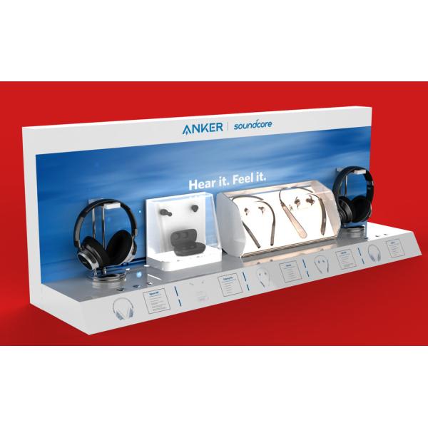 Quality Earphone Desktop Metal POP Displays Multiscene Chargeable Durable for sale