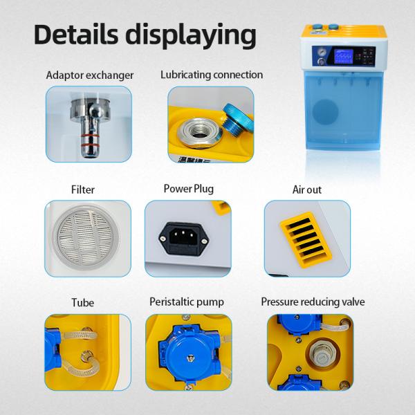 Quality 50w HD Screen Dental Handpiece Lubrication Machine Cleaning Lubricating Machine for sale