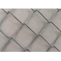 Quality Galvanized Steel Chain Link Mesh Fence Fabric with 60x60mm Hole Size for sale